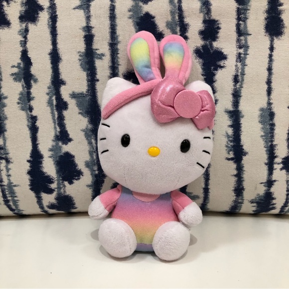 Ty | Toys | Ty Beanie Babies Hello Kitty Rainbow Easter Bunny Ears ...